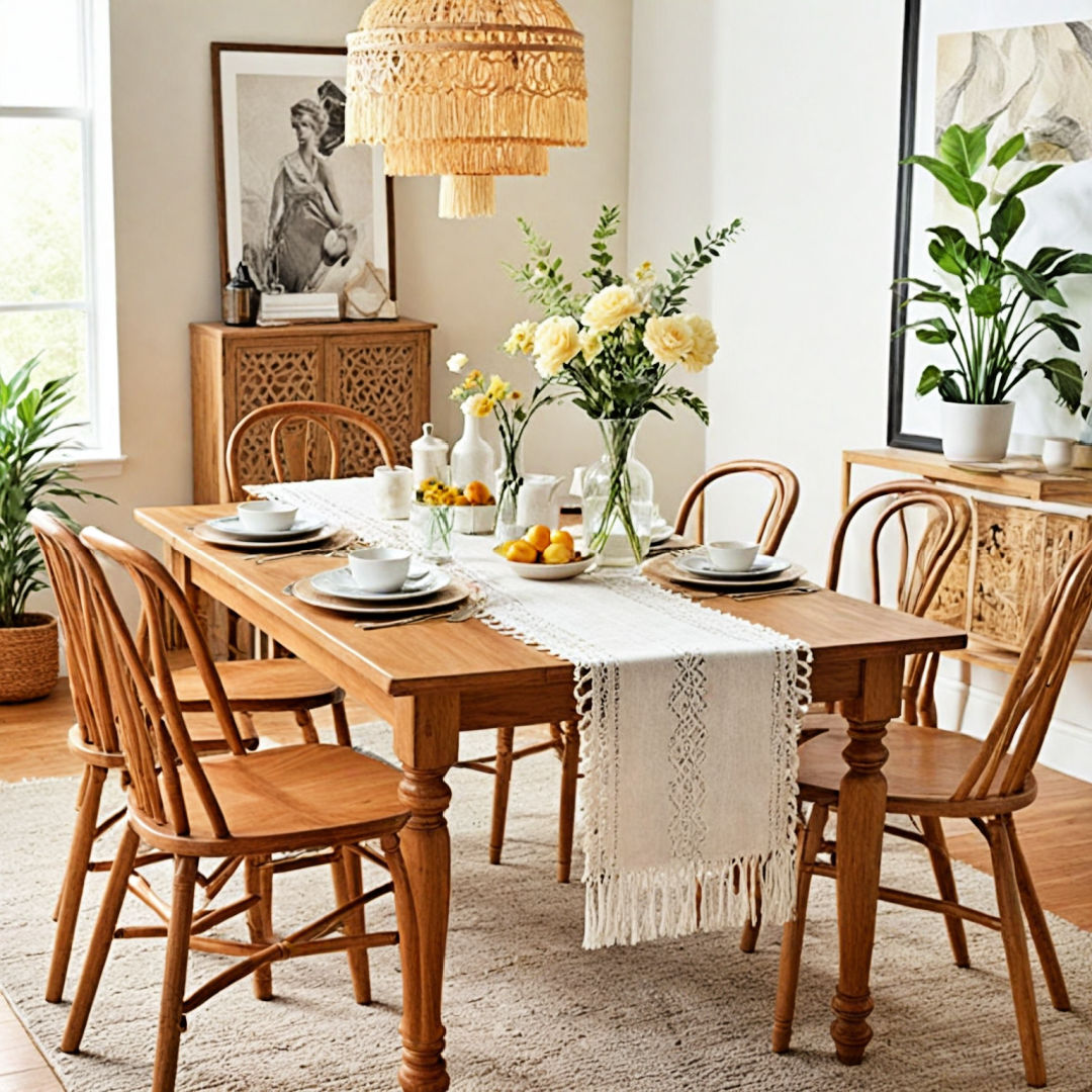 25 Boho Dining Room Ideas with a Global Flair