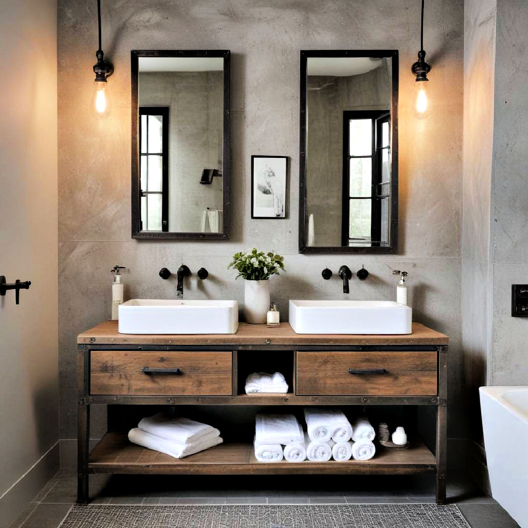 25 Industrial Bathroom Ideas with Modern Touches