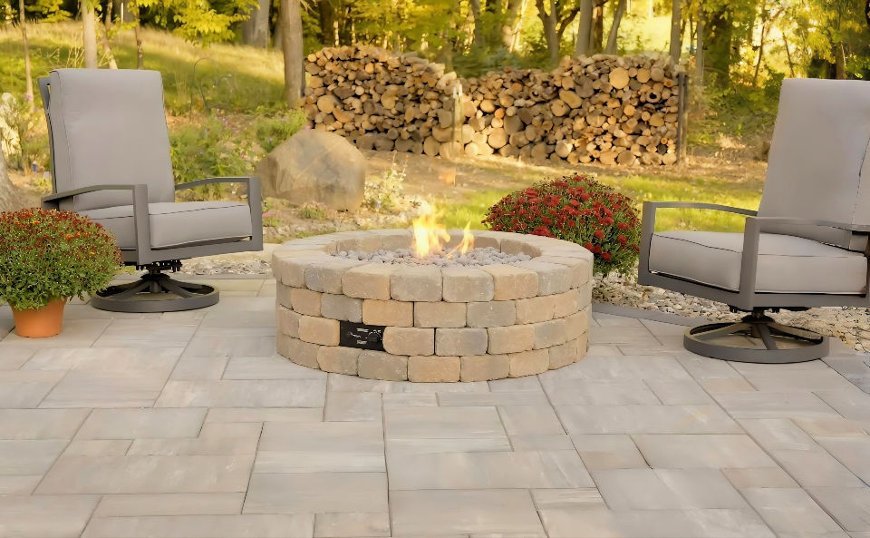 DIY Gas Fire Pit for Cozy Nights
