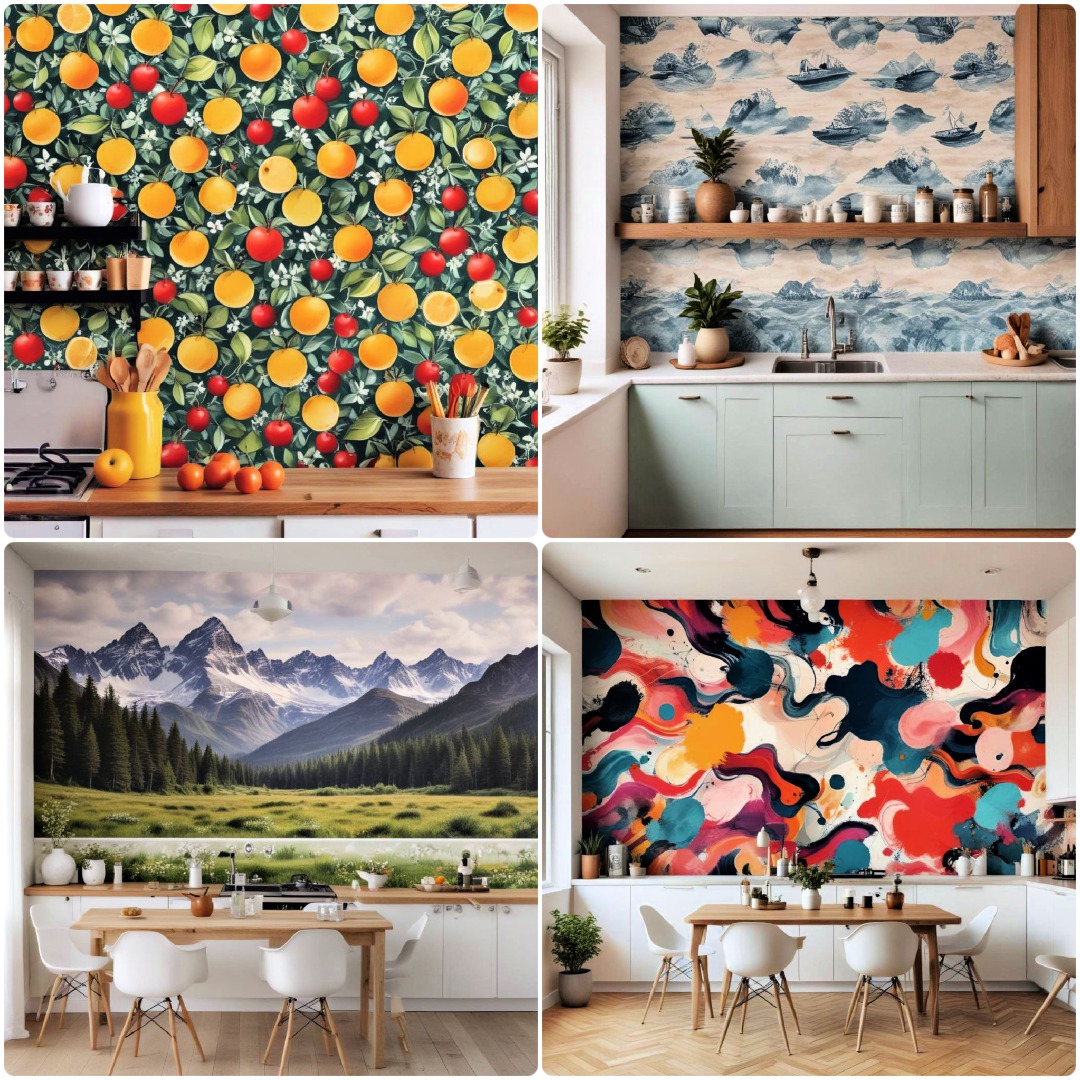 25 Kitchen Wallpaper Ideas That Never Go Out of Style