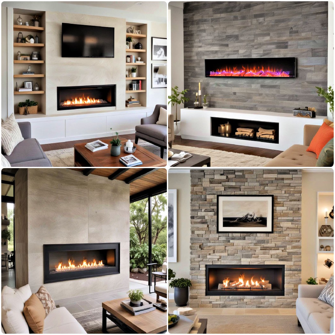 25 Linear Fireplace Ideas to Inspire Your Design