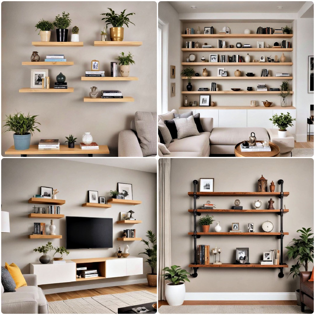 25 Living Room Shelf Ideas To Maximize Style & Storage