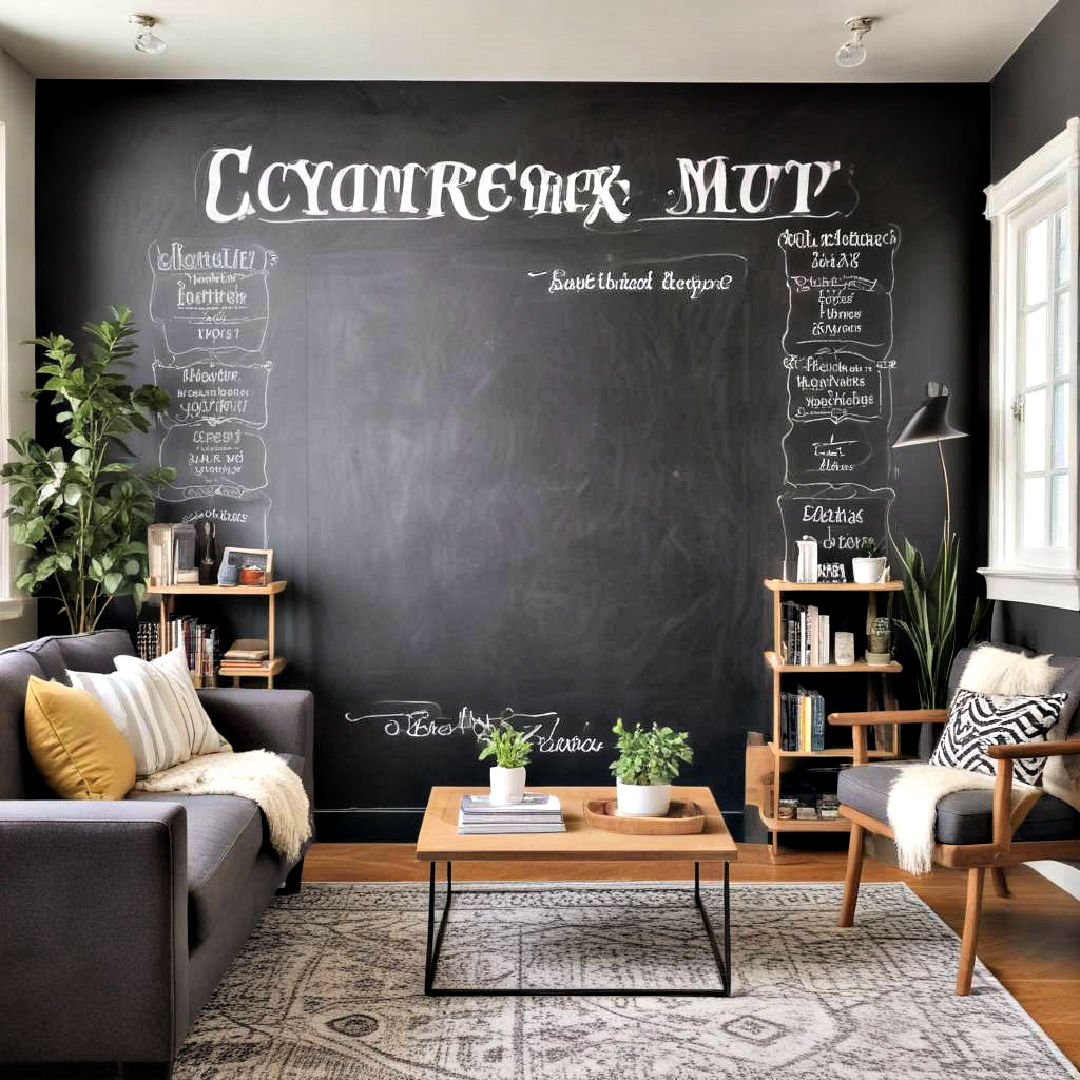 25 Chalkboard Wall Ideas for Every Room in Your Home