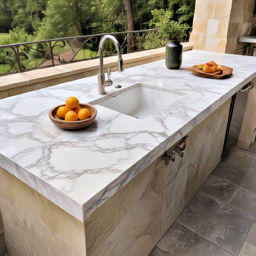 20 Outdoor Kitchen Countertop Ideas To Consider