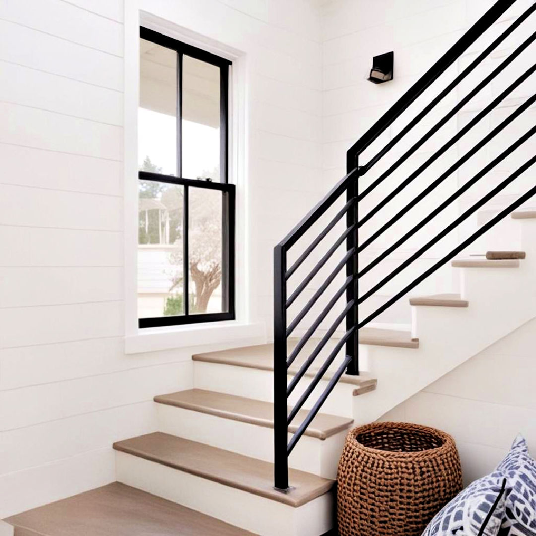 30 Stair Railing Ideas for Maximum Light and Style