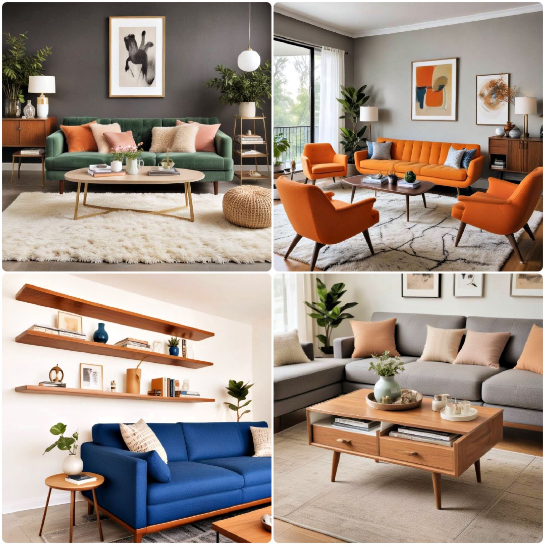 40 Mid-Century Modern Living Room Ideas To Copy ASAP