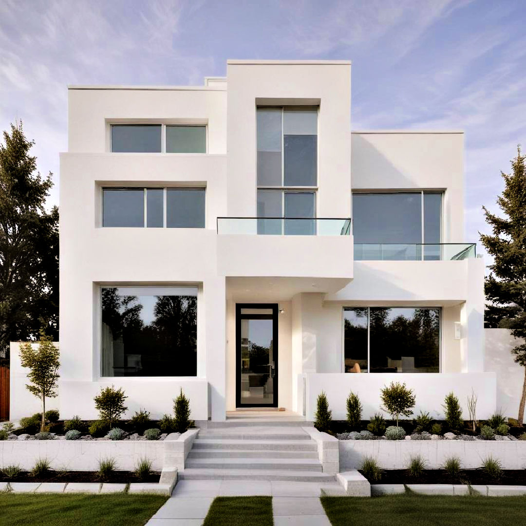 25 White Home Exterior Ideas That Never Go Out