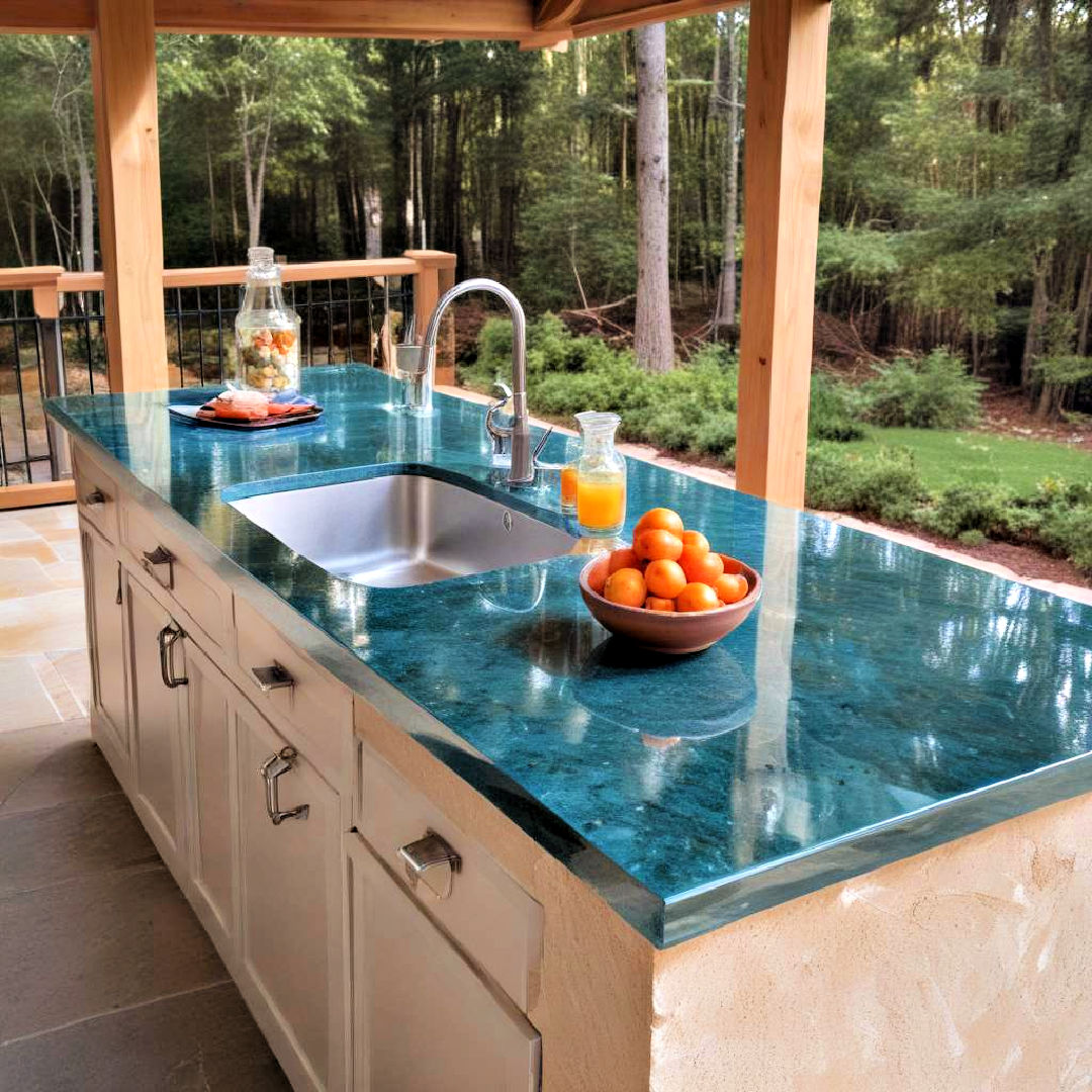 20 Outdoor Kitchen Countertop Ideas To Consider