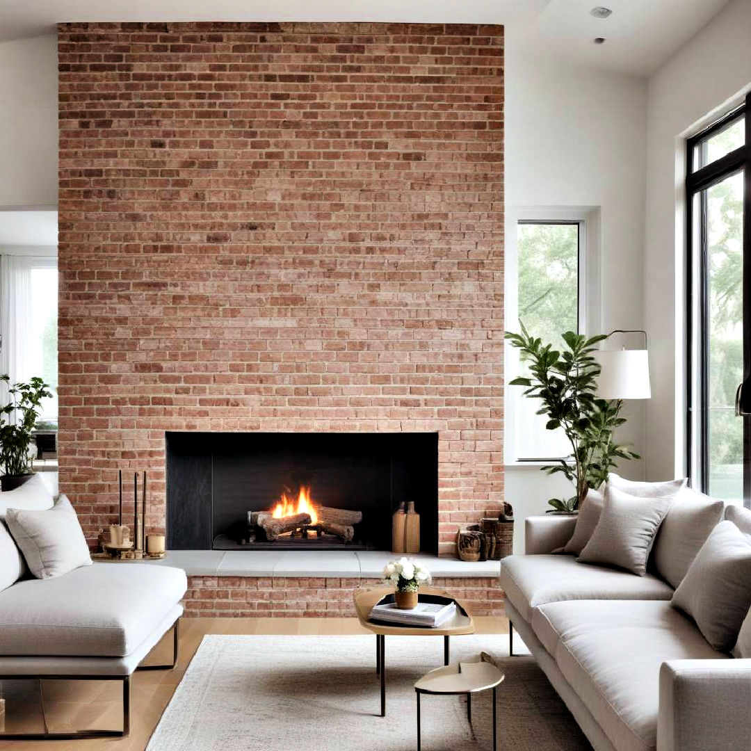 40 Brick Fireplace Ideas To Cozy up Your Home