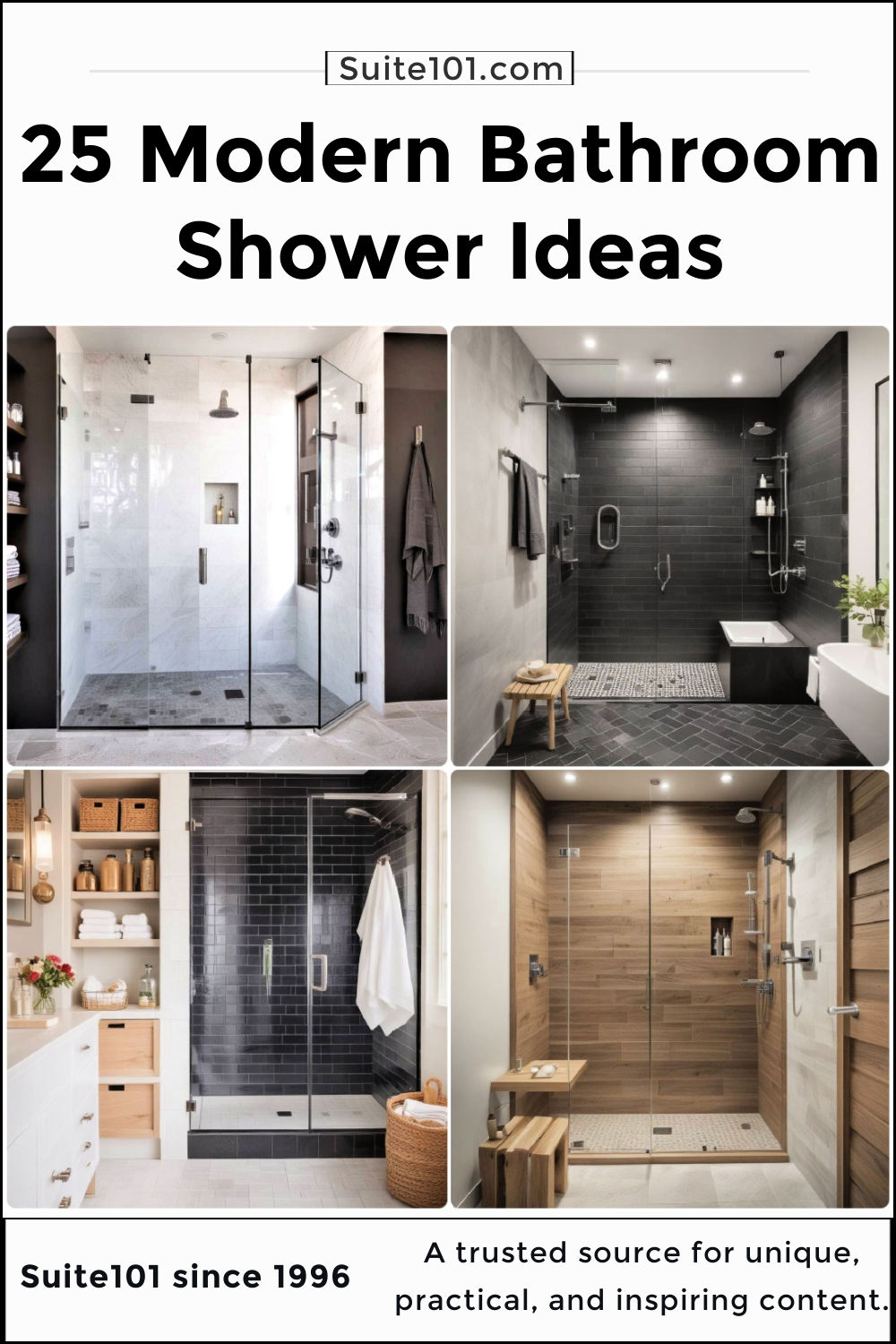 25 Modern Shower Ideas for a Spa-Like Experience
