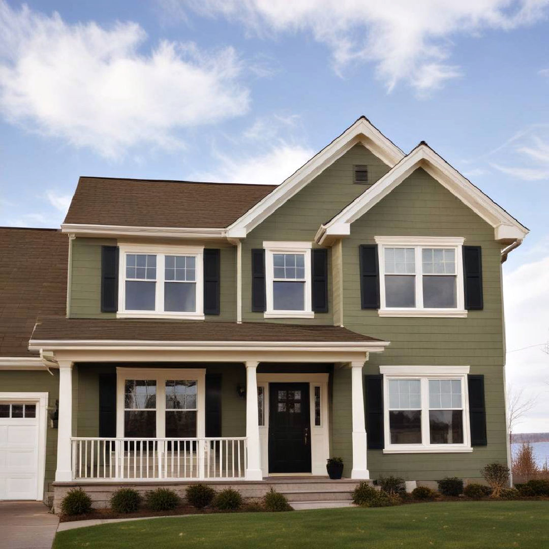 20 Green Exterior House Colors for an Elegant Home