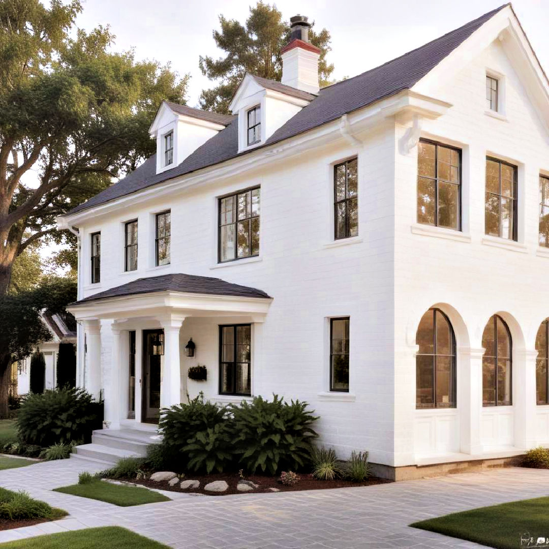 25 White Home Exterior Ideas That Never Go Out