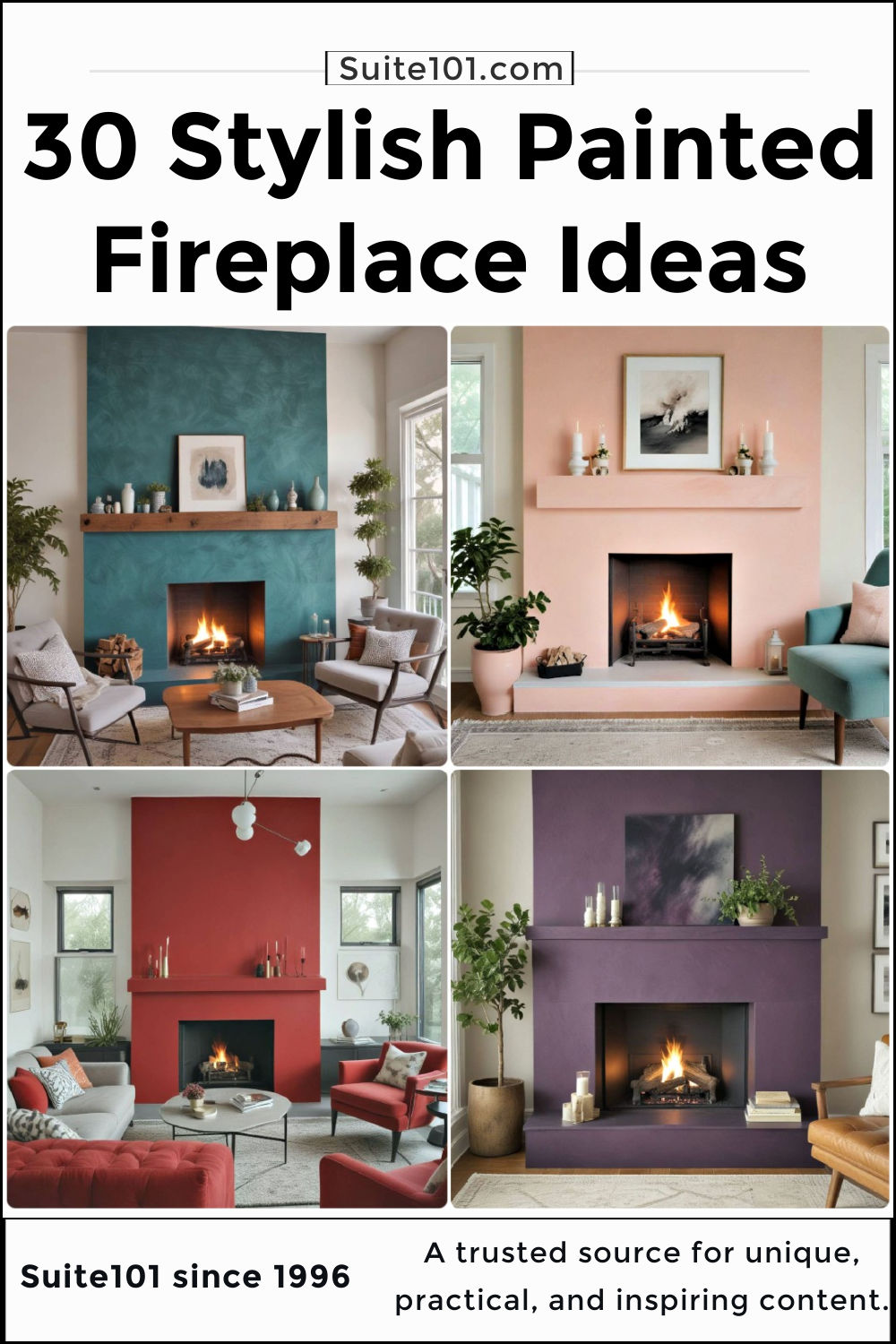 30 Painted Fireplace Ideas for a Modern Transformation