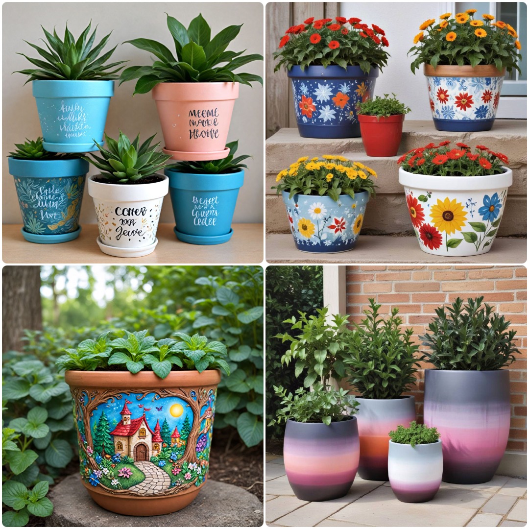 40 Painted Pot Ideas That Will Spruce Up Your Plants