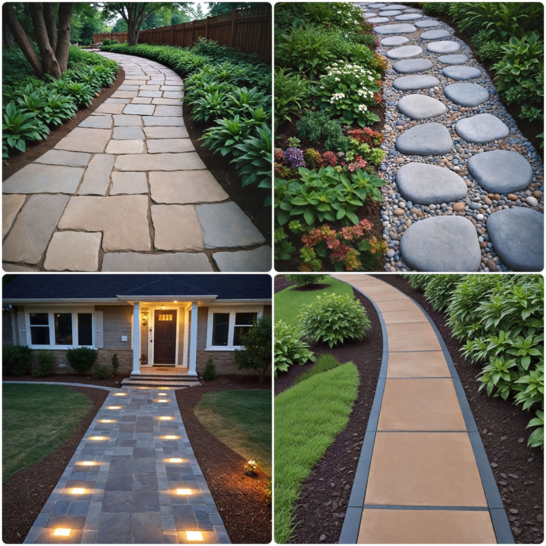 30 Paver Walkway Ideas for Your Landscape
