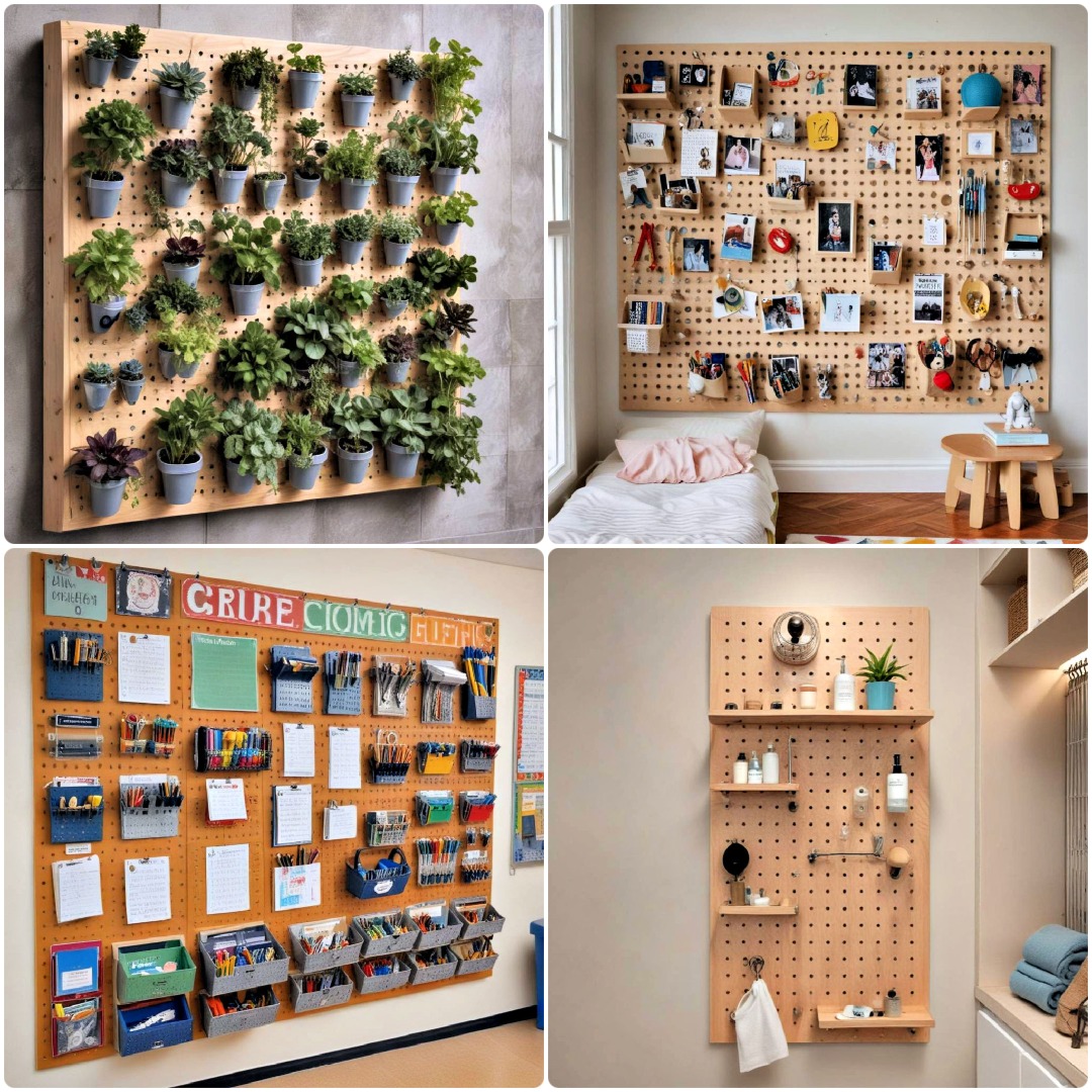 25 Pegboard Ideas to Organize Every Room in Your Home