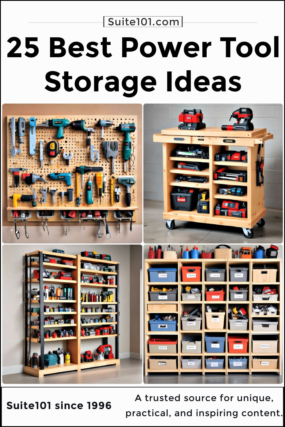 25 Power Tool Storage Ideas for Easy Organization