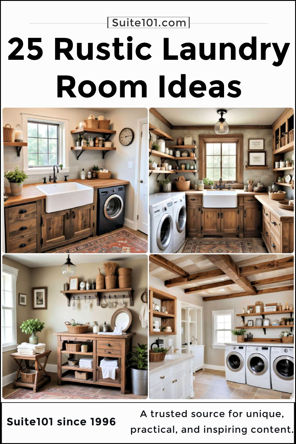 25 Rustic Laundry Room Ideas That Never Go Out of Style