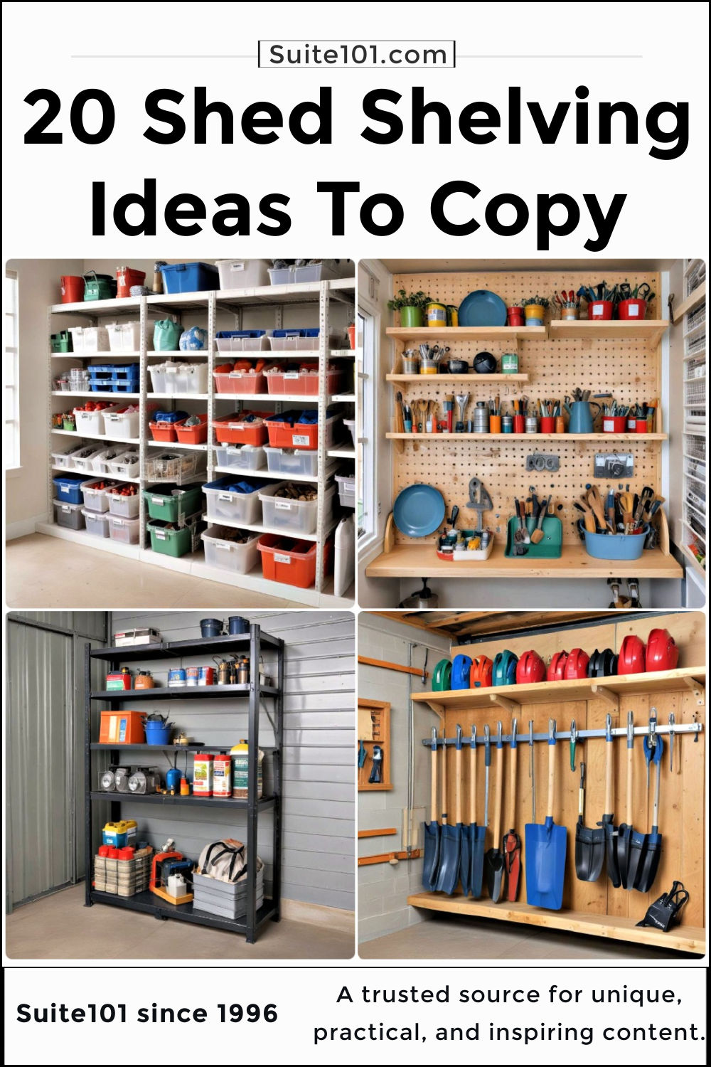 20 Shed Shelving Ideas To Maximize Efficiency & Style
