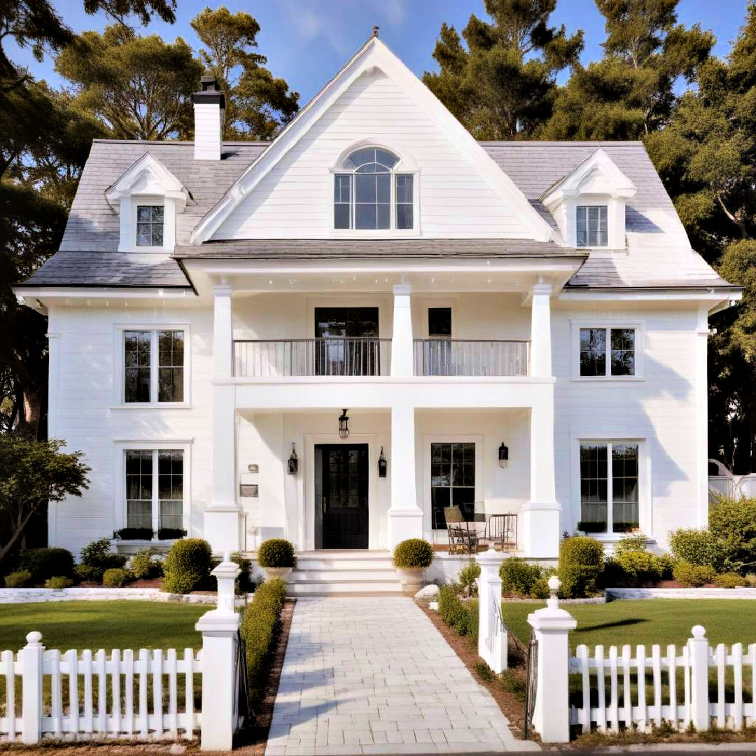 25 White Home Exterior Ideas That Never Go Out