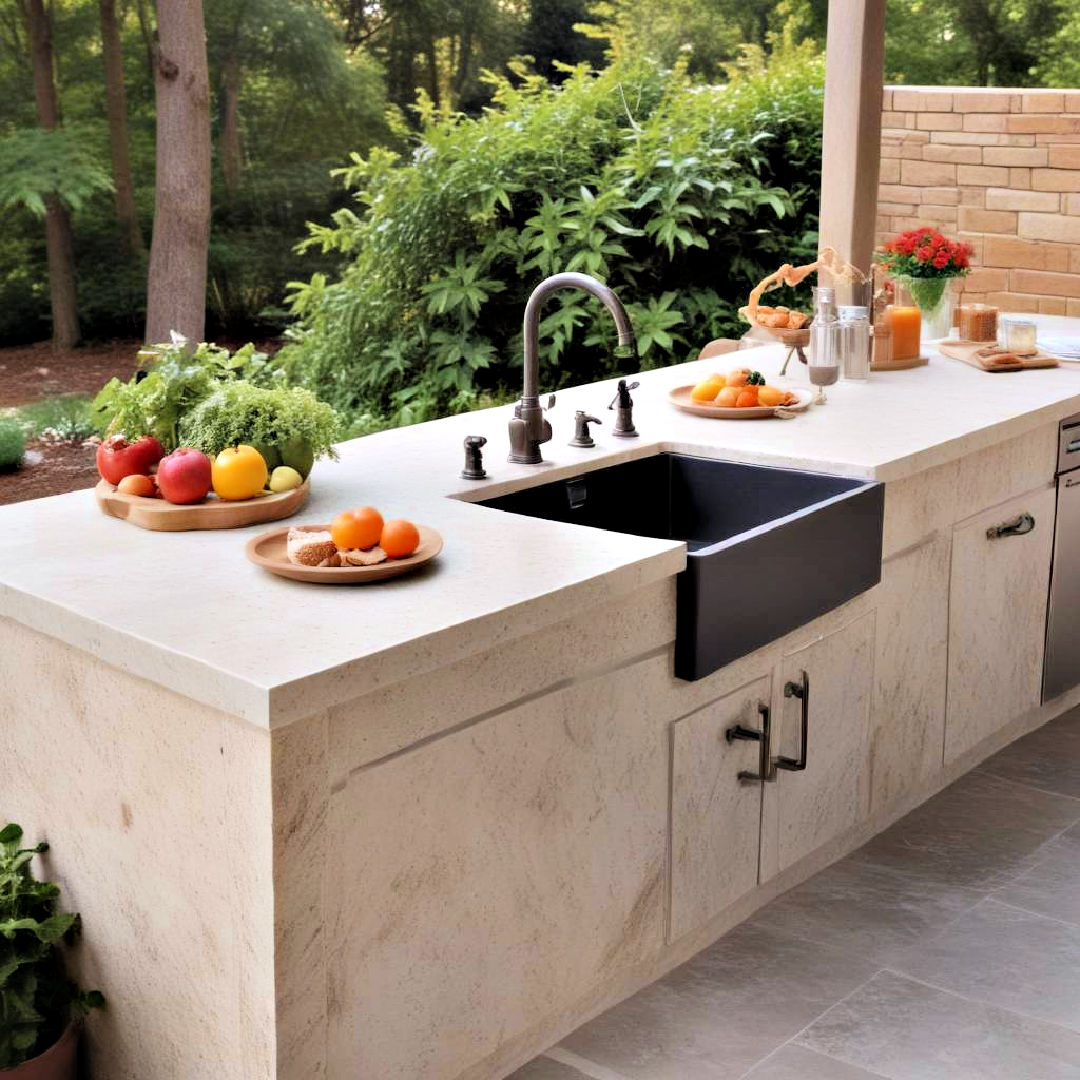 20 Outdoor Kitchen Countertop Ideas To Consider
