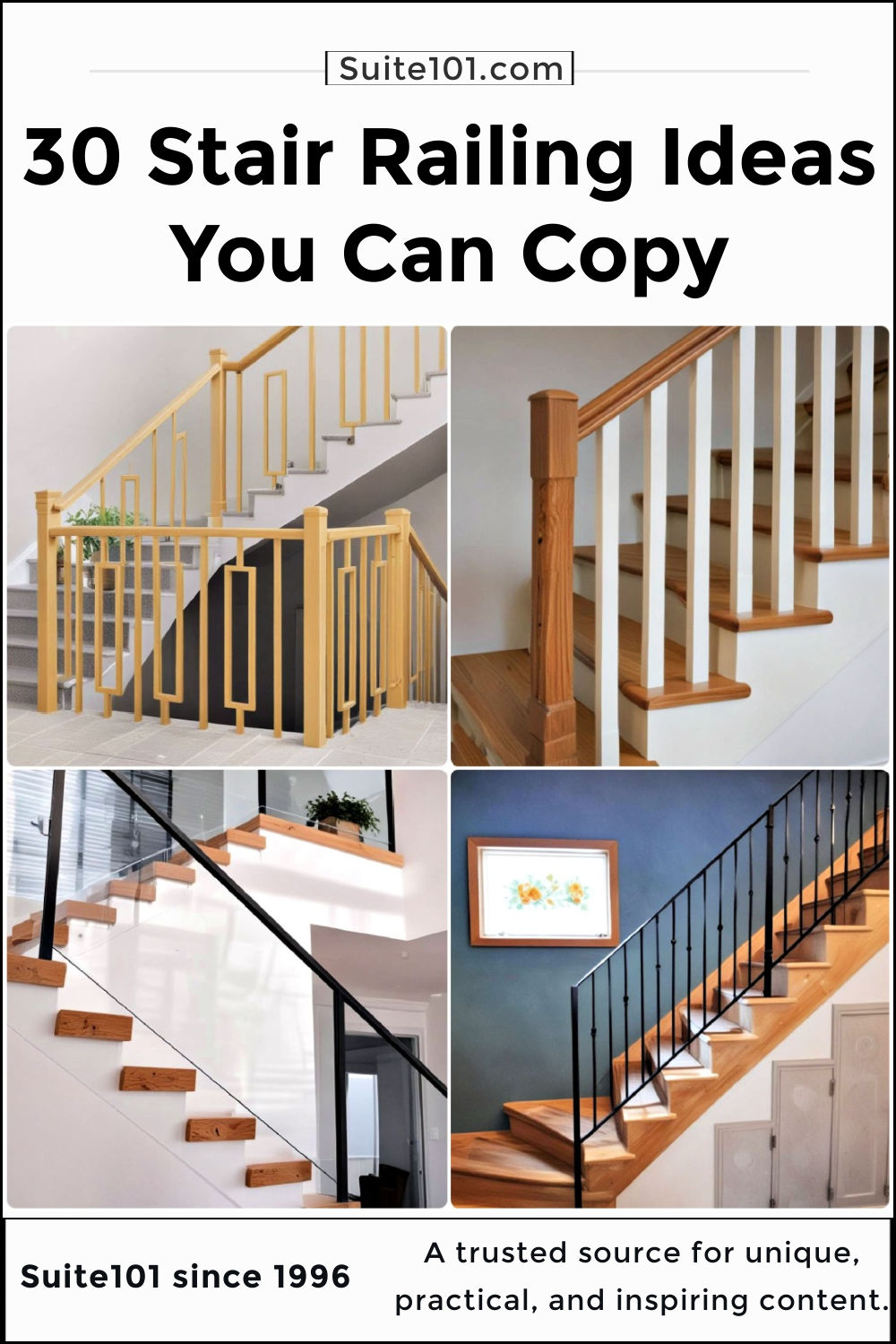 30 Stair Railing Ideas for Maximum Light and Style