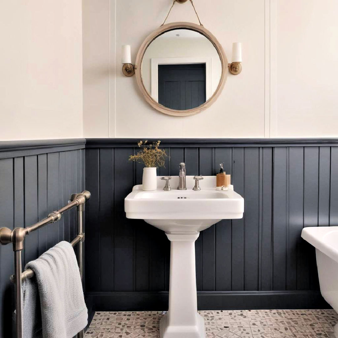 30 Bathroom Wainscoting Ideas That Are Brimming with Charm