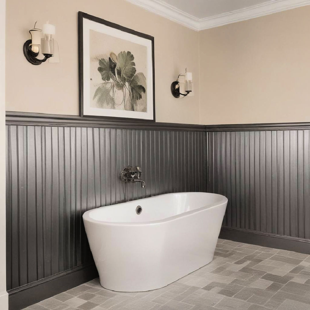 30 Bathroom Wainscoting Ideas That Are Brimming with Charm