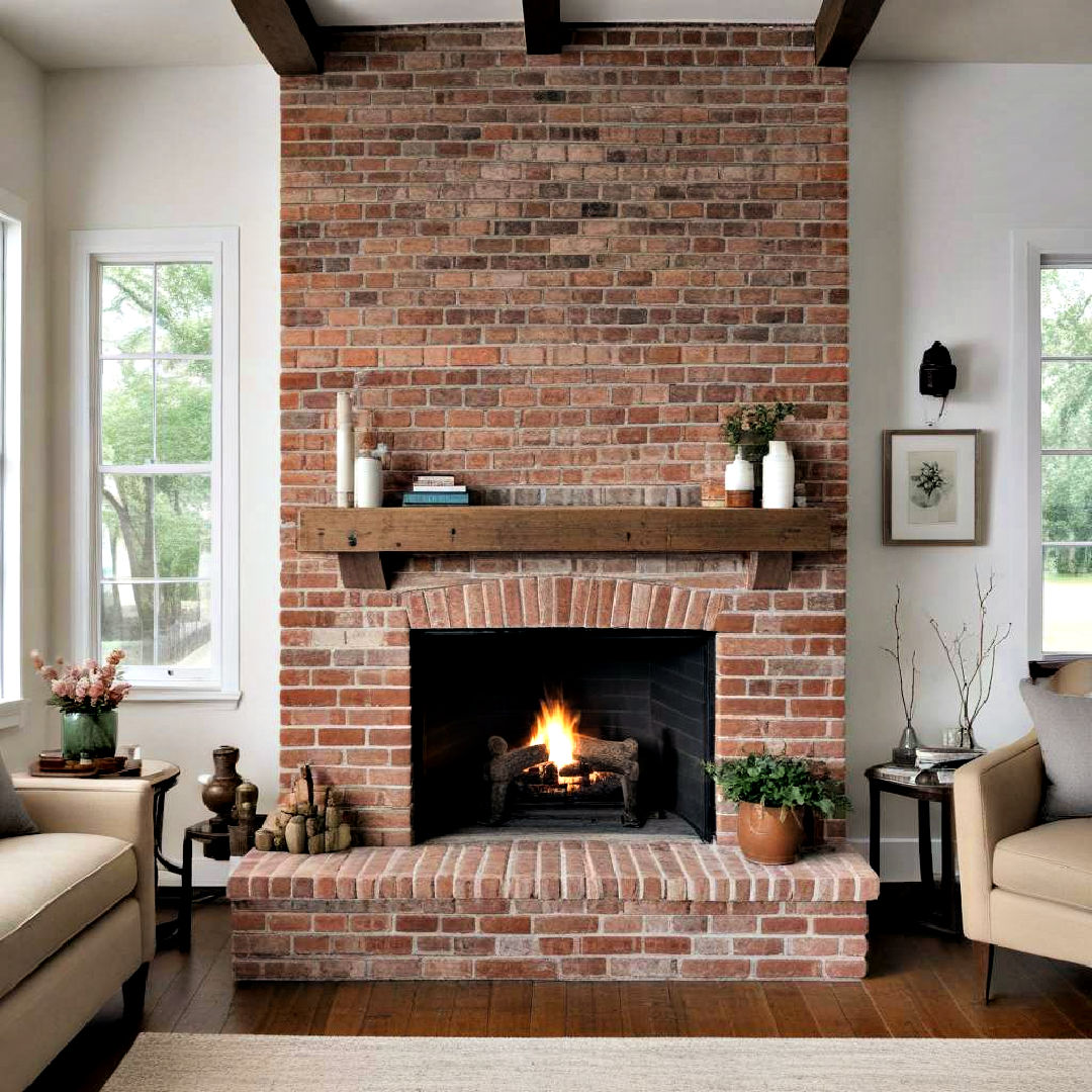 40 Brick Fireplace Ideas To Cozy up Your Home