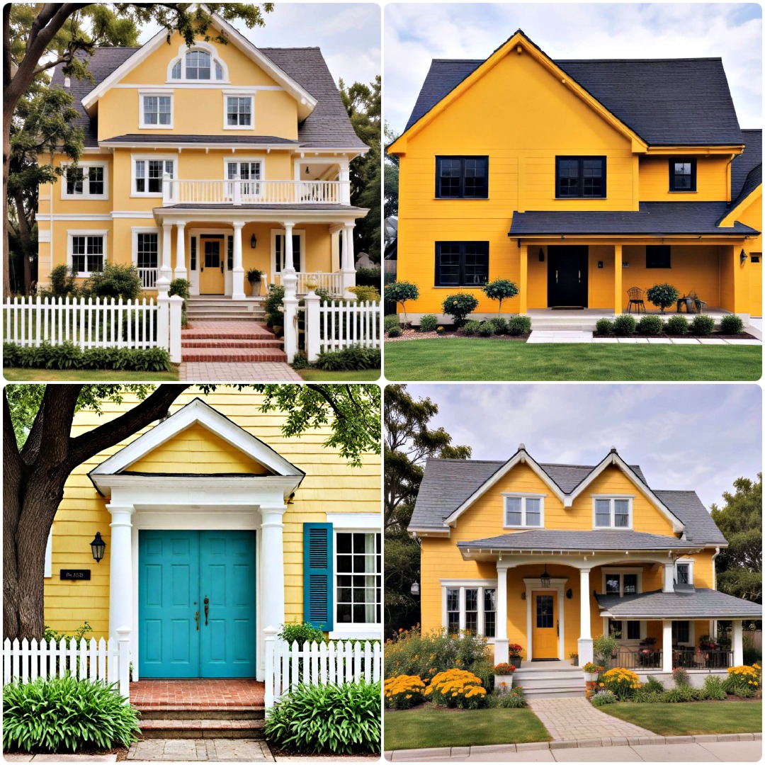20 Yellow Exterior Ideas for a Cheerful Look