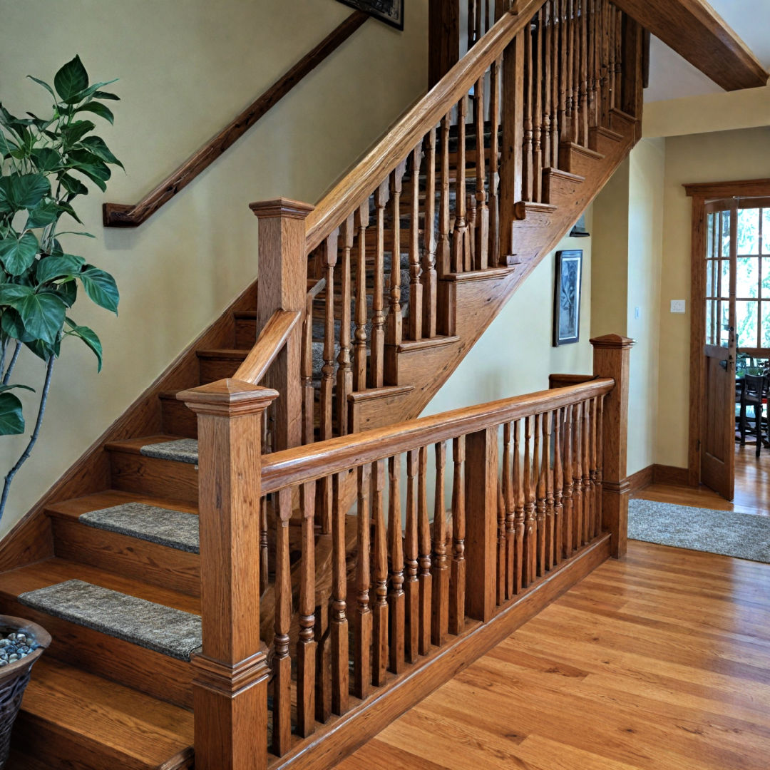 25 Wood Stair Railing Ideas (with Photos!)