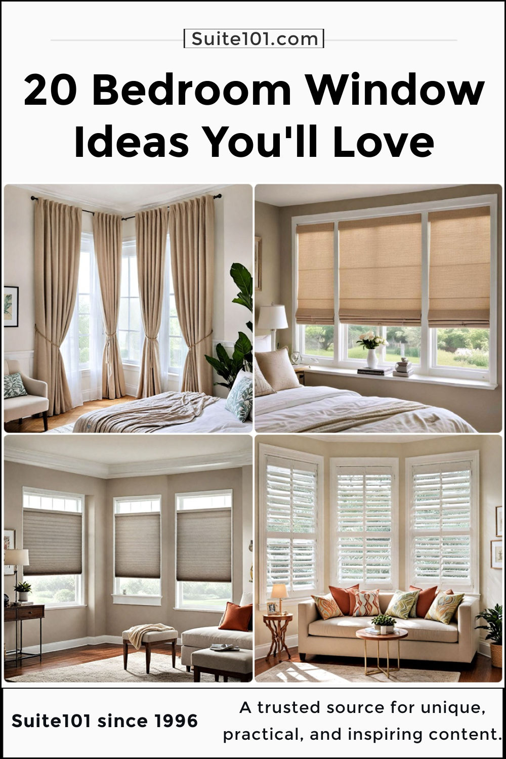 20 Bedroom Window Ideas You'll Want To Copy