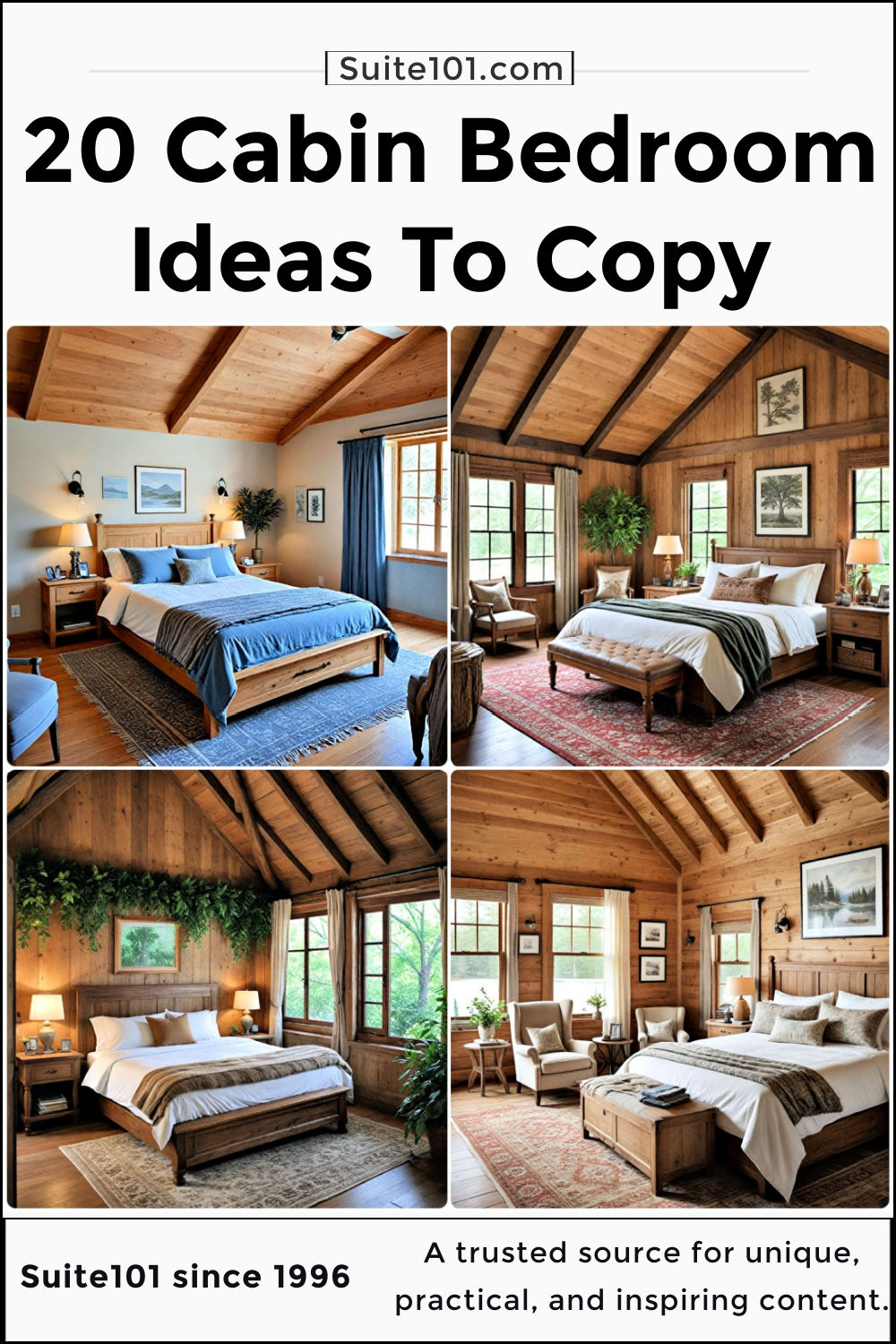 20 Cabin Bedroom Ideas You'll Adore