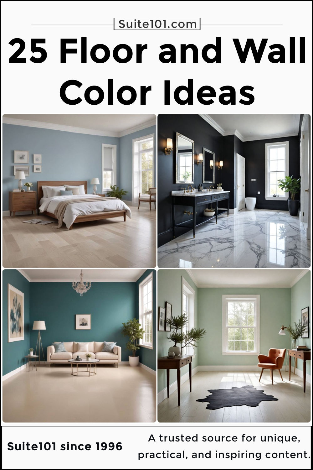 25 Floor And Wall Color Ideas That Make A Statement