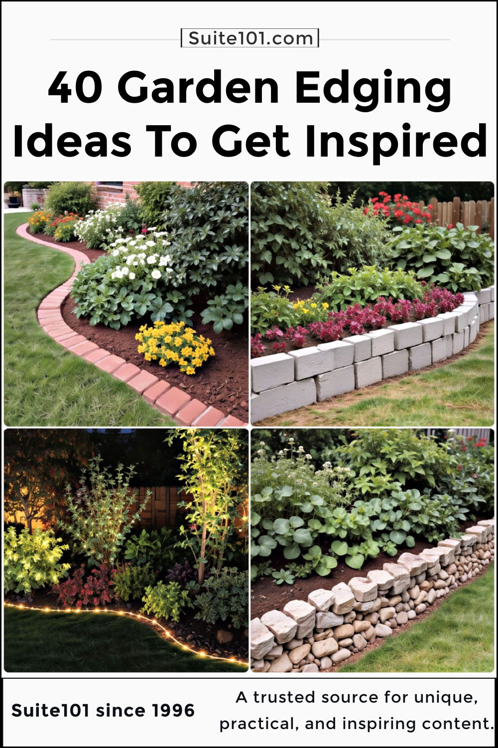 40 Garden Edging Ideas To Maximize Your Curb Appeal