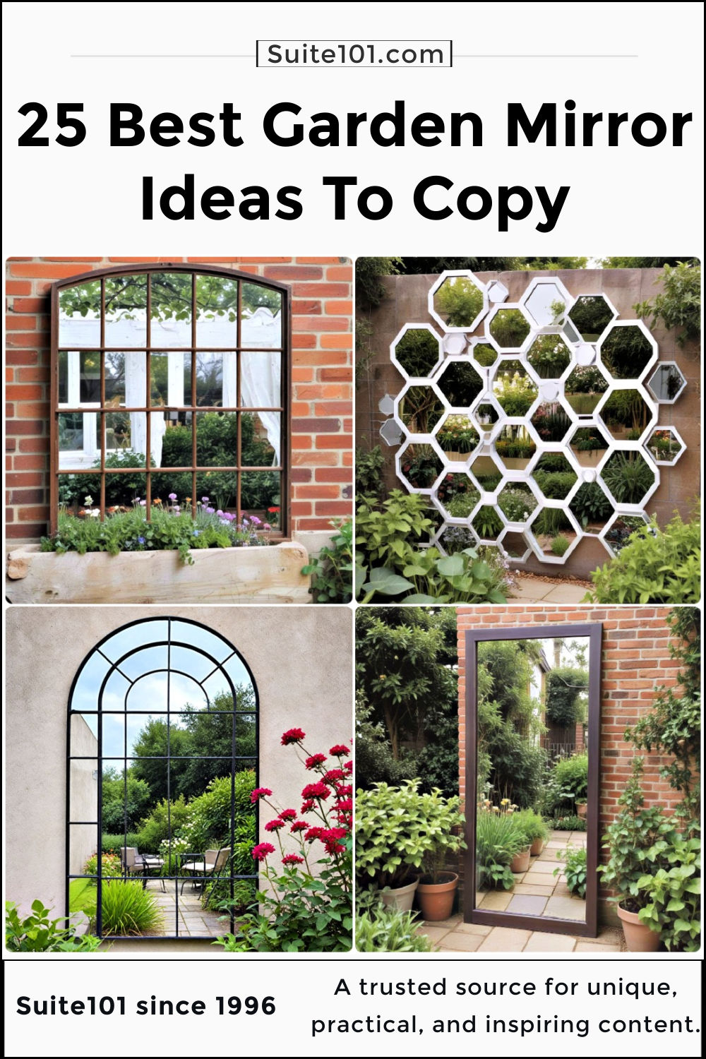 25 Garden Mirror Ideas To Brighten Your Backyard