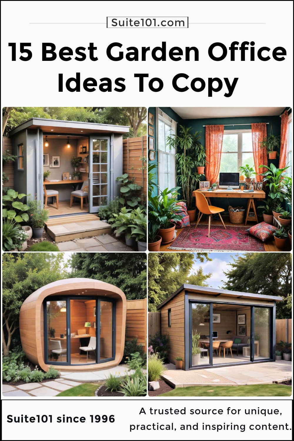 15 Garden Office Ideas for Your Backyard Oasis