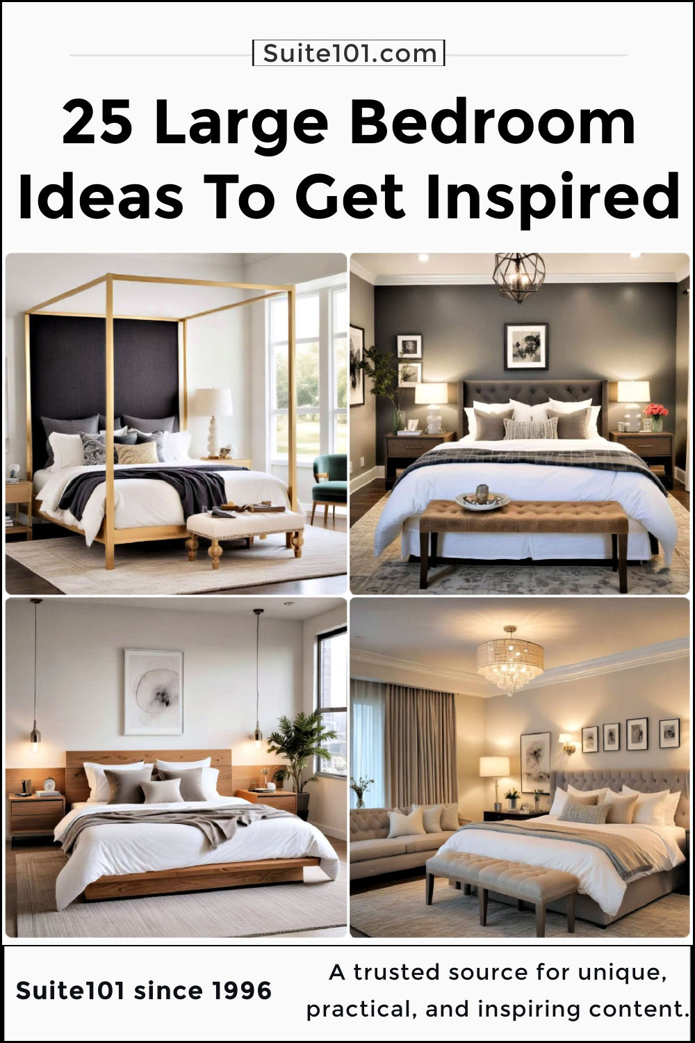 25 Large Bedroom Ideas To Transform Your Master Suite