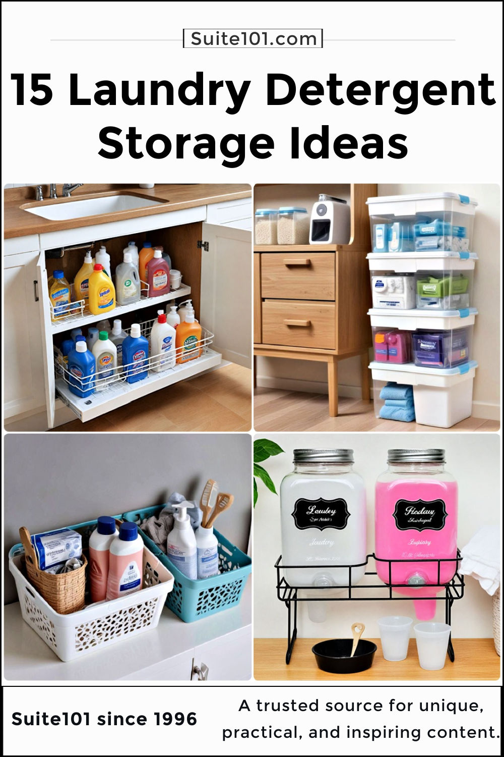 15 Laundry Detergent Storage Ideas You Need To Try