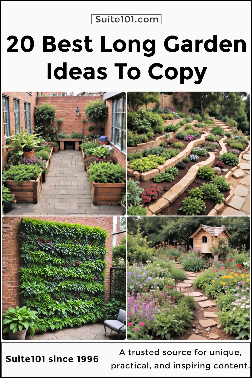 20 Long Garden Ideas To Beautify Your Narrow Yard