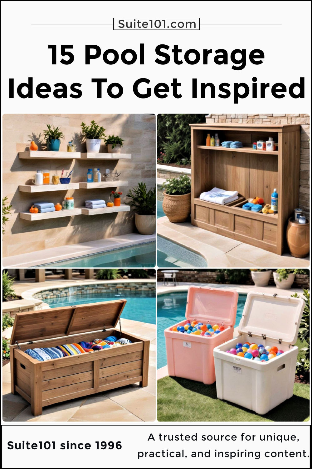 15 Pool Storage Ideas To Keep Your Backyard Organized