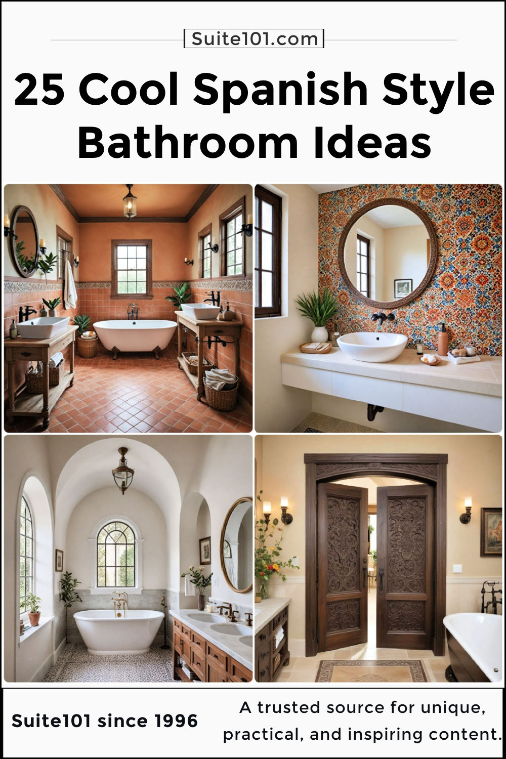 25 Spanish Style Bathroom Ideas You'll Want To Copy