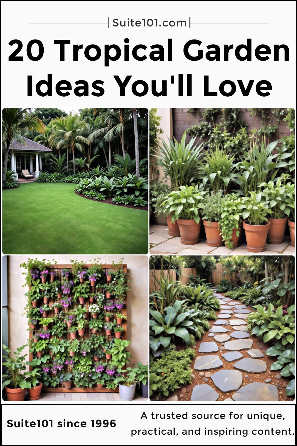 20 Tropical Garden Ideas for A Lush Paradise