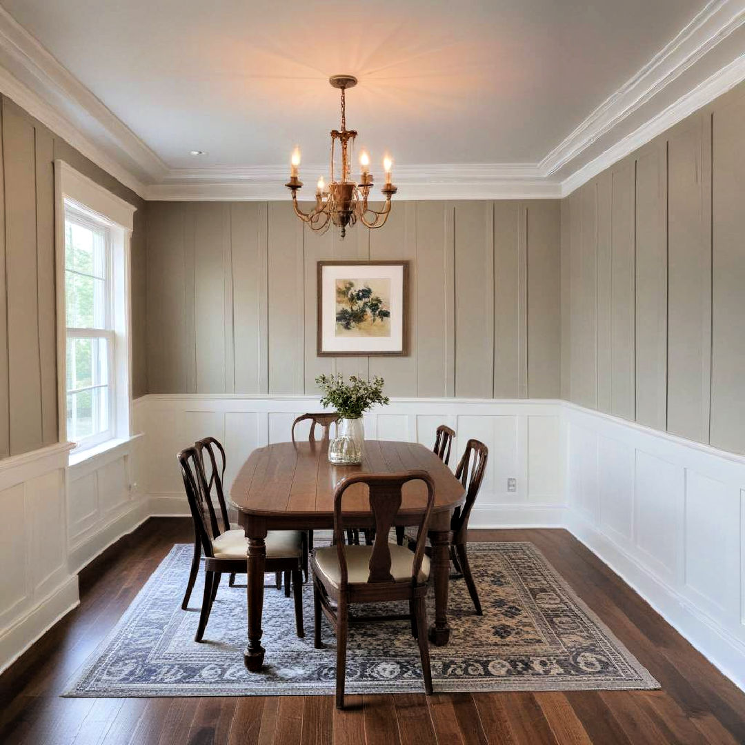 30 Dining Room Wainscoting Ideas To Impress Your Guests