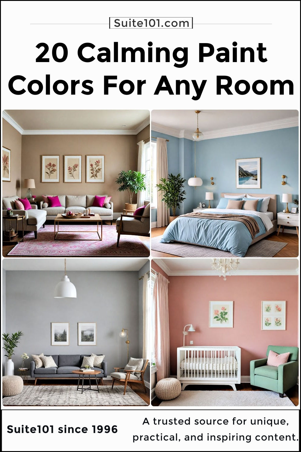 20 Calming Paint Colors for A Peaceful Home