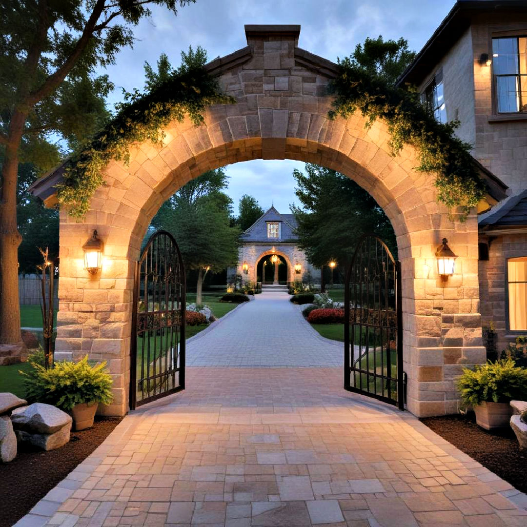20 Driveway Lighting Ideas for A Welcoming Entrance