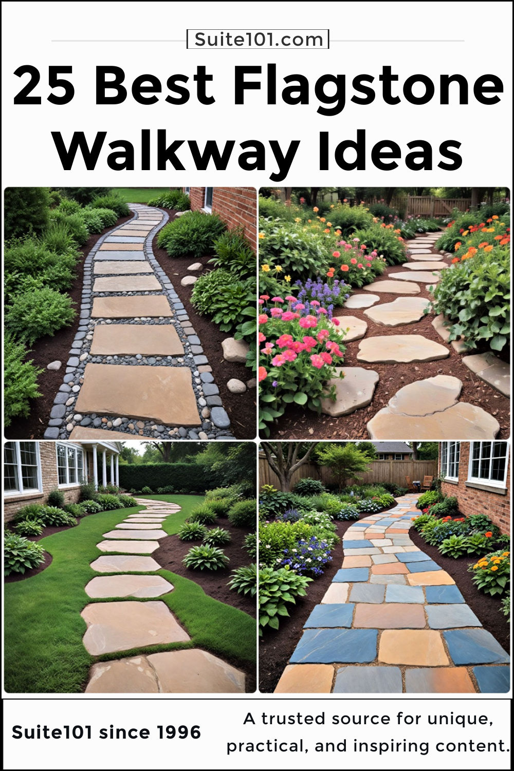 25 Flagstone Walkway Ideas That Add Instant ROI