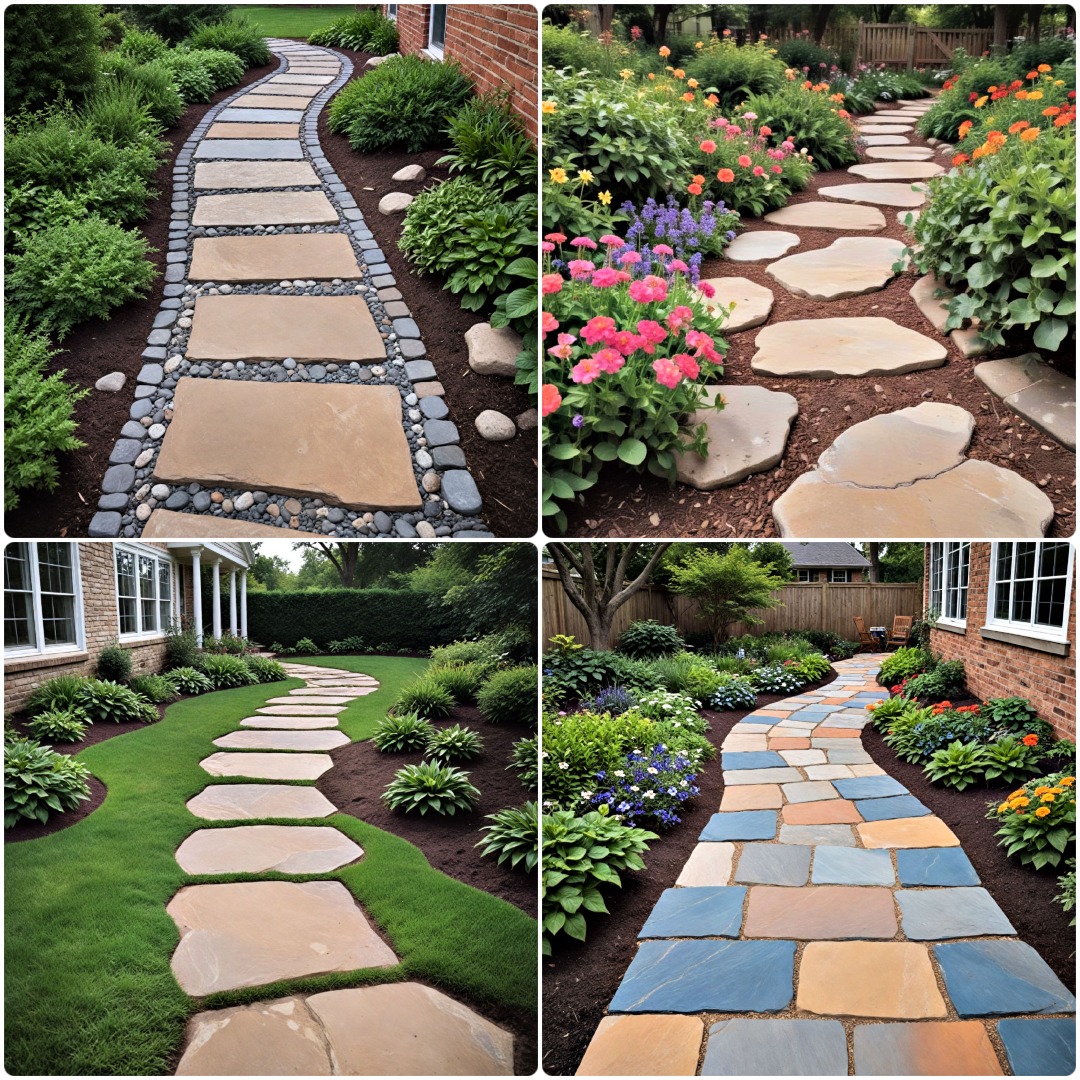 25 Flagstone Walkway Ideas That Add Instant ROI