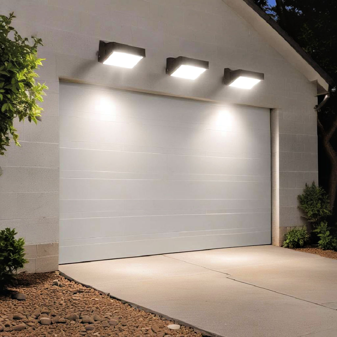 20 Exterior Garage Lighting Ideas That Shine