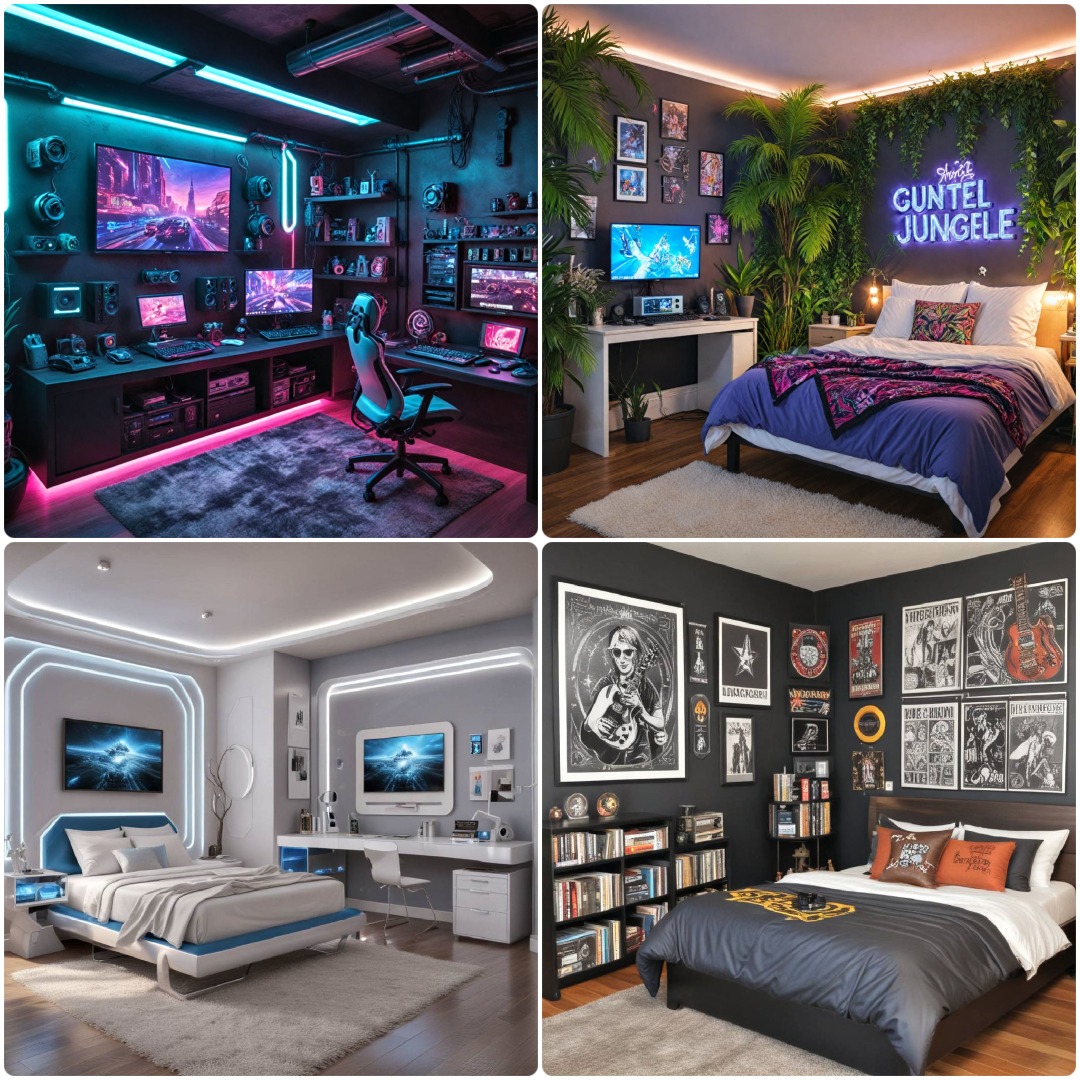 40 Gaming Bedroom Ideas That Will Blow Your Mind
